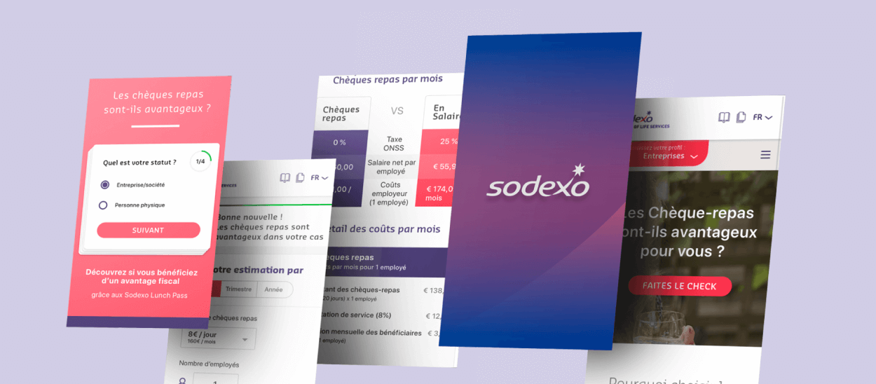 Simulation tool developped for Sodexo | Anais Digital